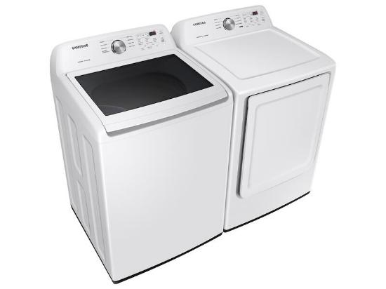 SAMSUNG Gas Dryer with 7.2 cu ft capacity DVG45T3200W | ABC Warehouse