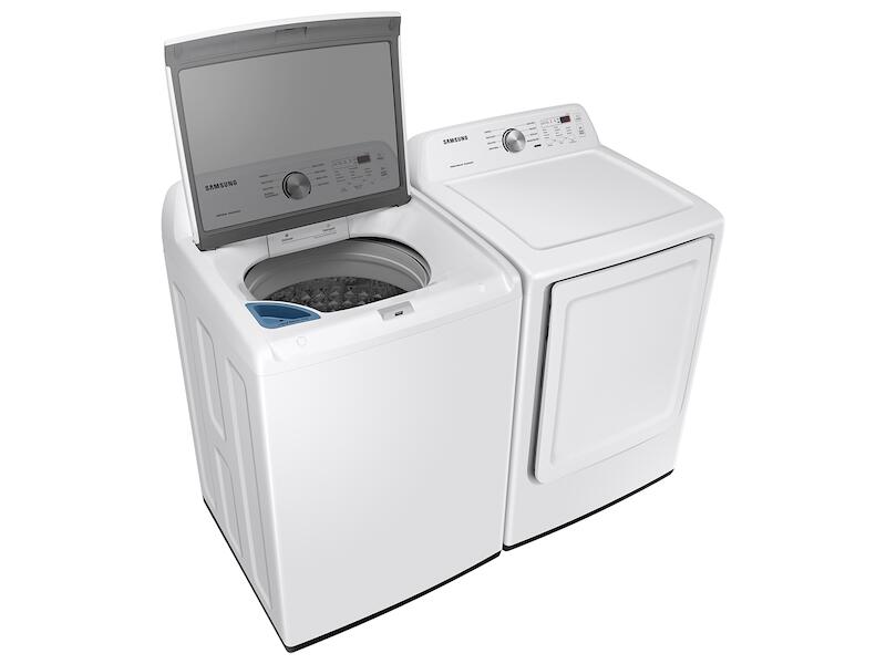 SAMSUNG Gas Dryer with 7.2 cu ft capacity DVG45T3200W | ABC Warehouse