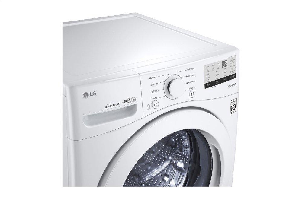 LG Front Load Washer WM3400CW | ABC Warehouse