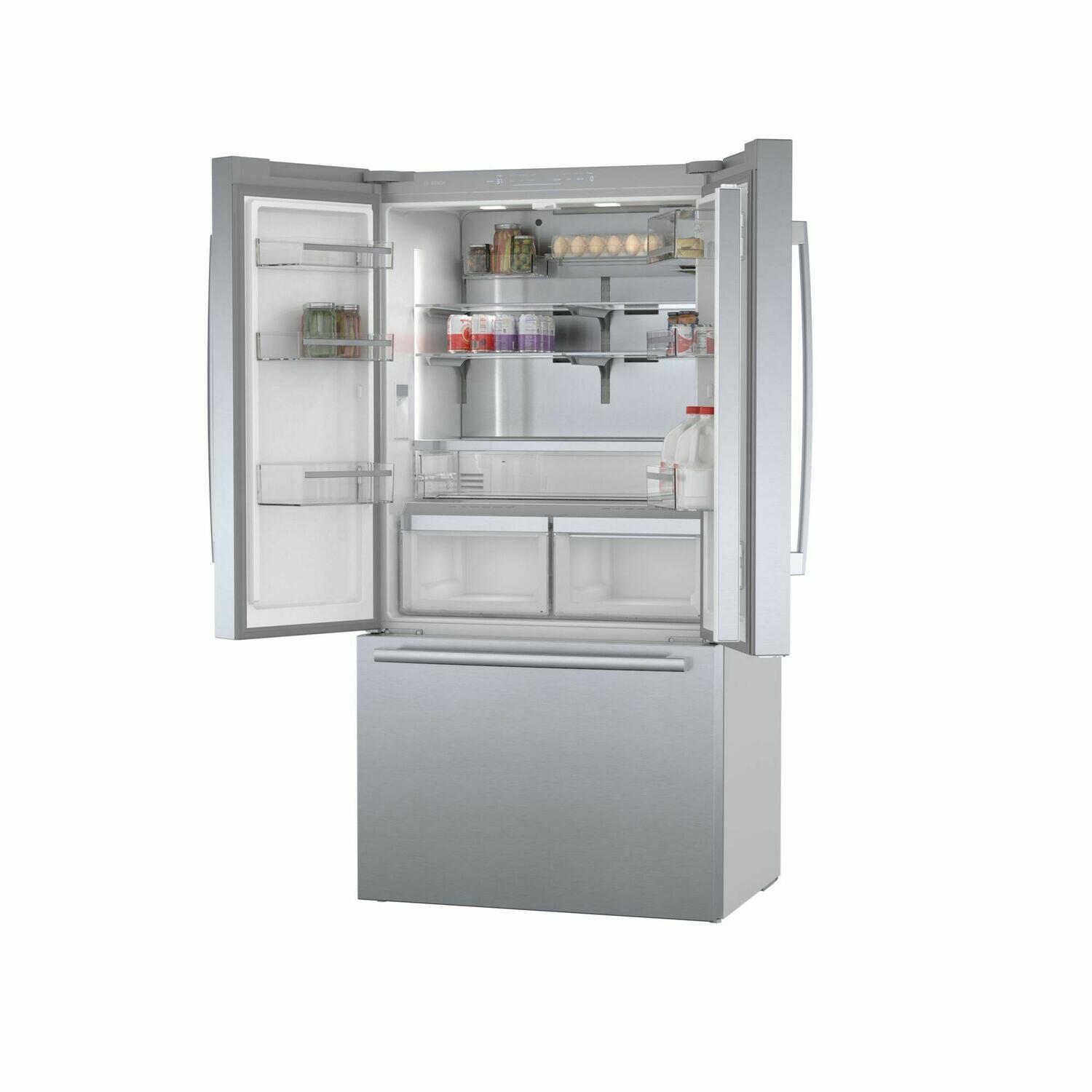BOSCH French Door Refrigerator with True counter-depth design ...