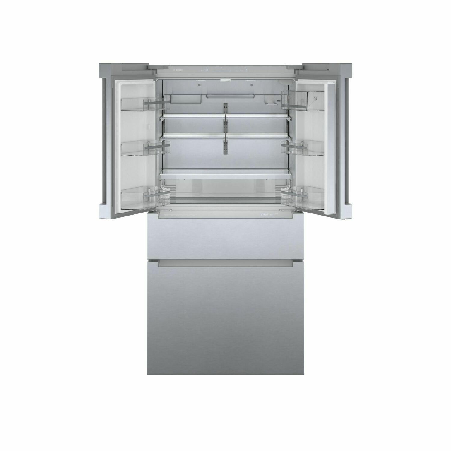 BOSCH 4 DR French Door Refrigerator with True counter-depth design ...