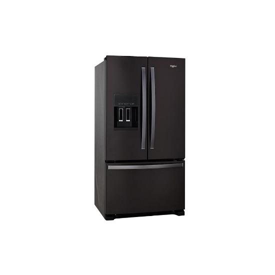 WHIRLPOOL French Door Refrigerator with Tap Touch controls WRF555SDHV ...