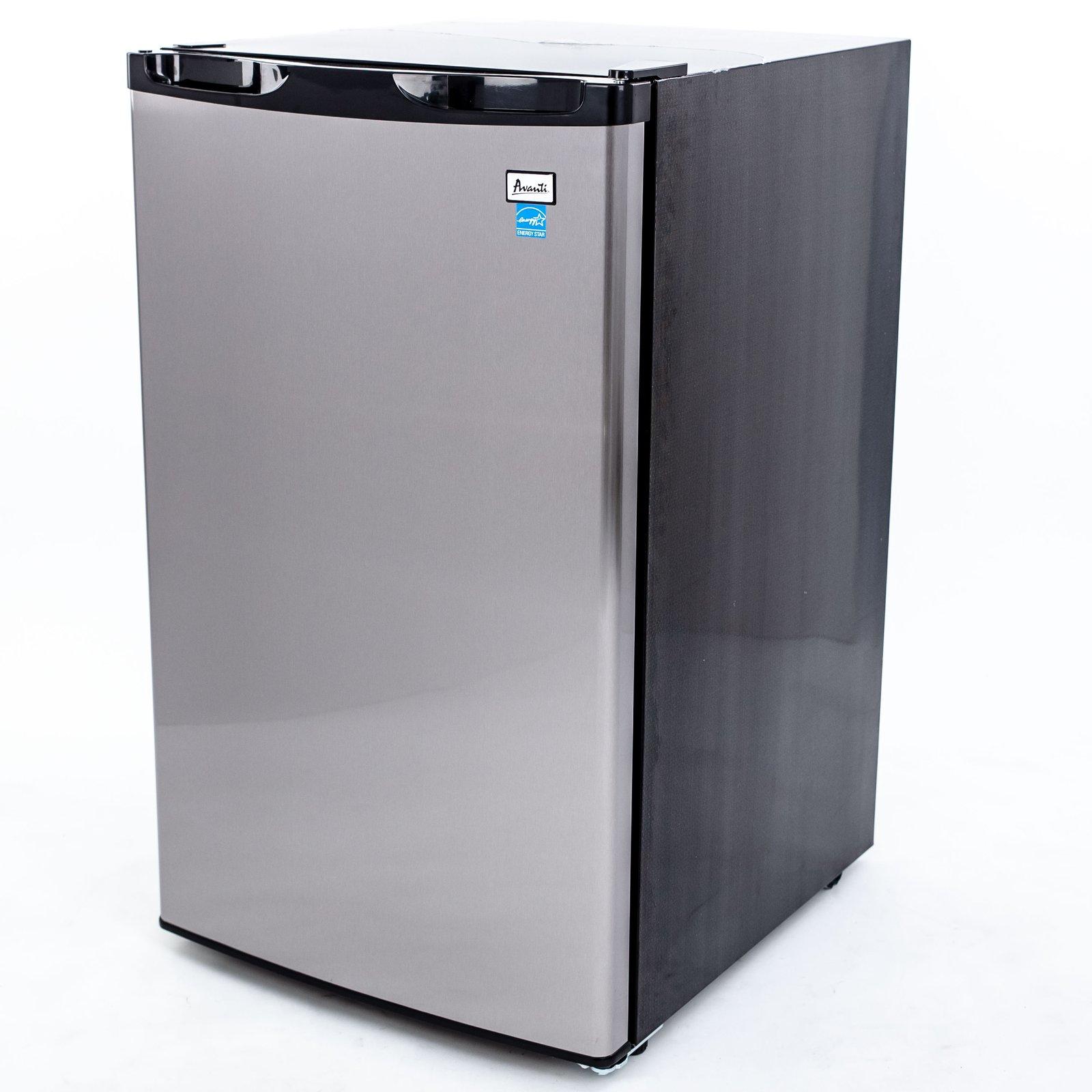 AVANTI Counter High Refrigerator with Glass shelves RM4436SS | ABC ...