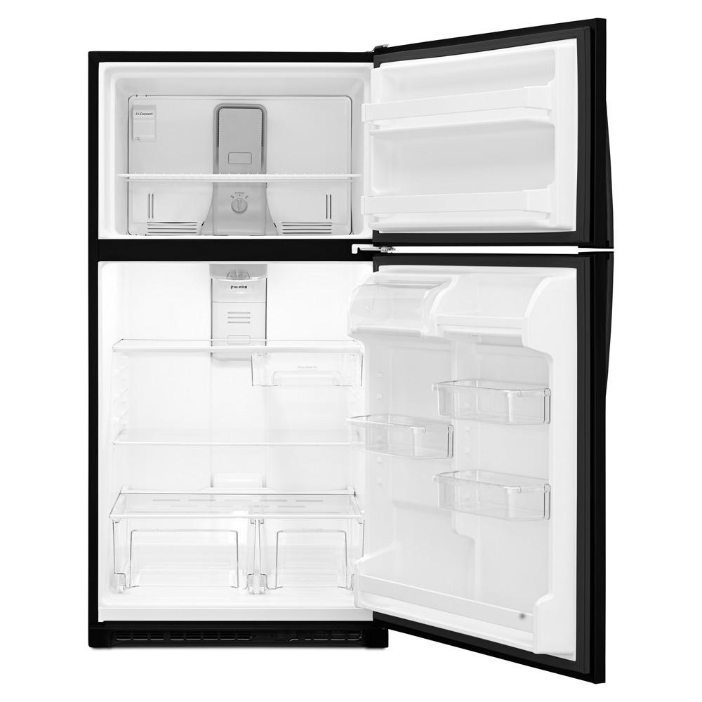 WHIRLPOOL 20.5 Cu Ft Refrigerator with LED interior lighting WRT311FZDB ...