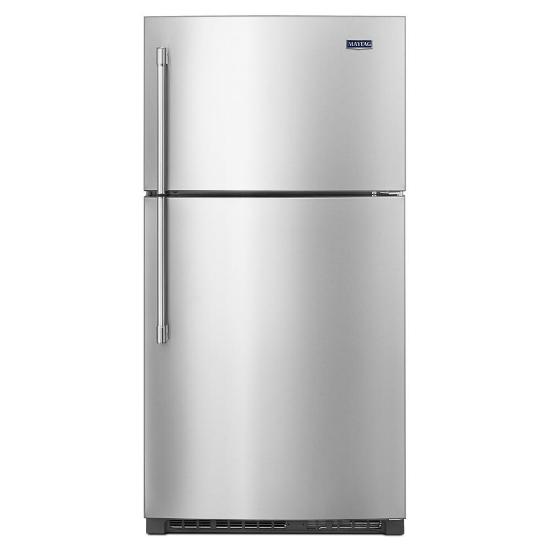 MAYTAG Top Mount Refrigerator with Factory installed ice MRT711SMFZ ...