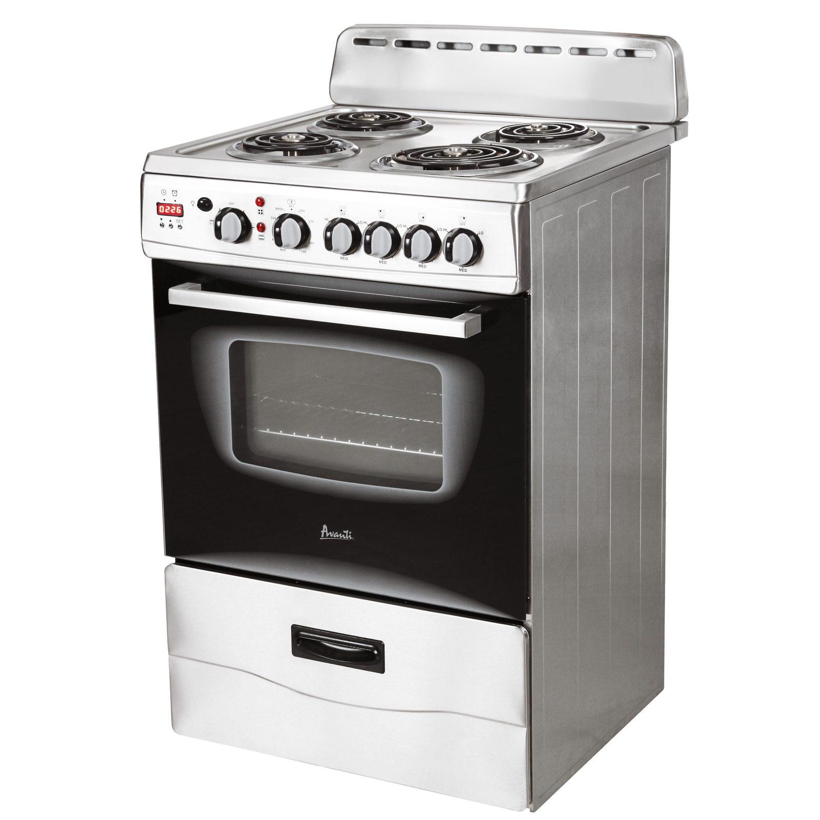 AVANTI 24" Electric Range ERU240P0W | ABC Warehouse