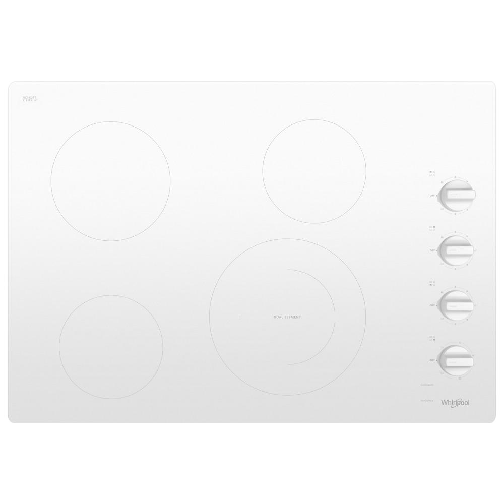 WHIRLPOOL 30" Electric Cooktop WCE55US0HW | ABC Warehouse