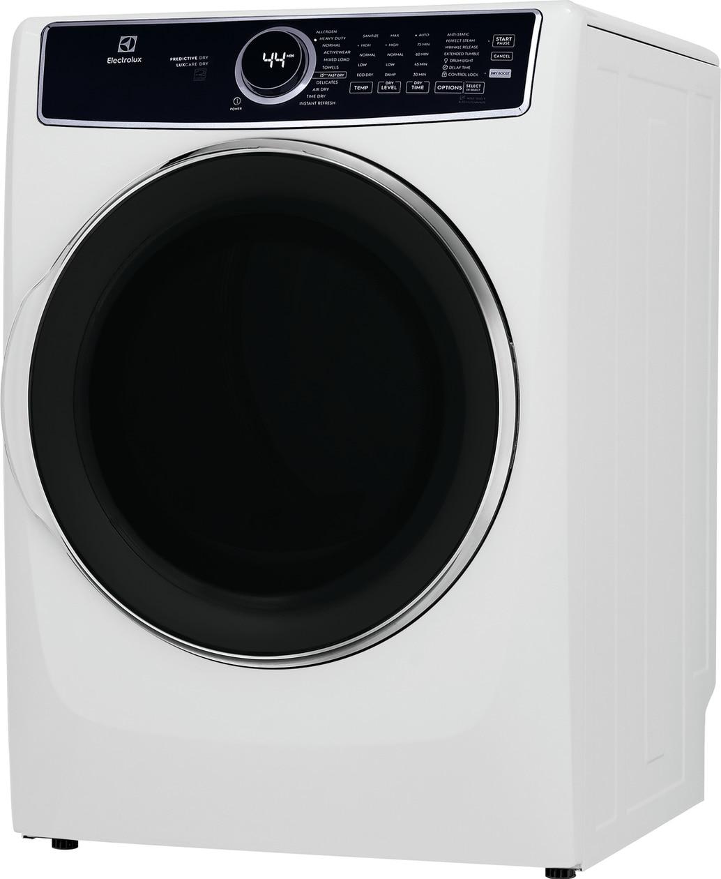ELECTROLUX 8.0 Cu Ft Front Load Gas Dryer ELFG7637AW | ABC Warehouse