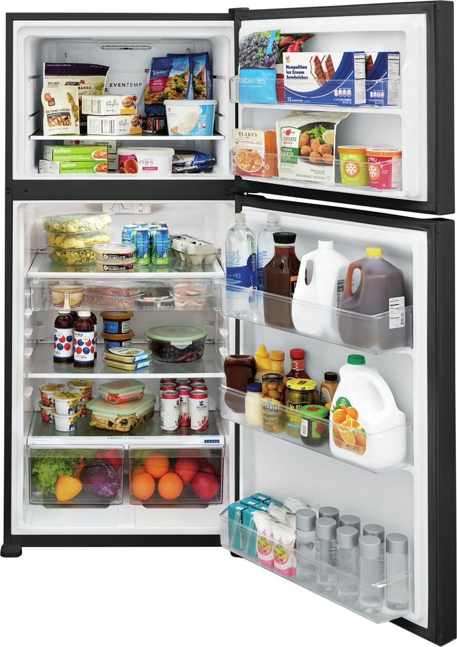 FRIGIDAIRE Top Freezer Refrigerator with 20 cu ft capacity FFTR2045VB ...