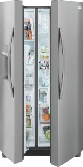 FRIGIDAIRE Counter Depth Refrigerator with Designer LED lighting ...