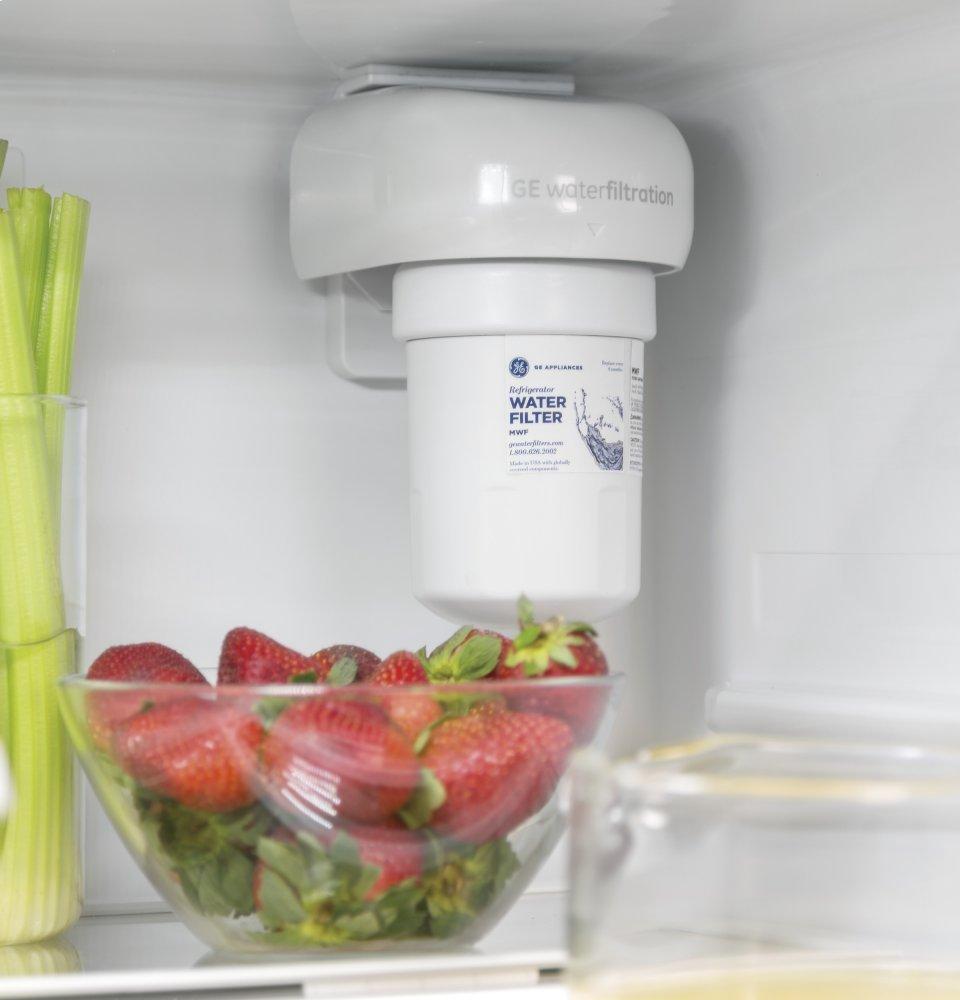 GENERAL ELECTRIC Bottom-freezer Refrigerator GDE25EYKFS | ABC Warehouse