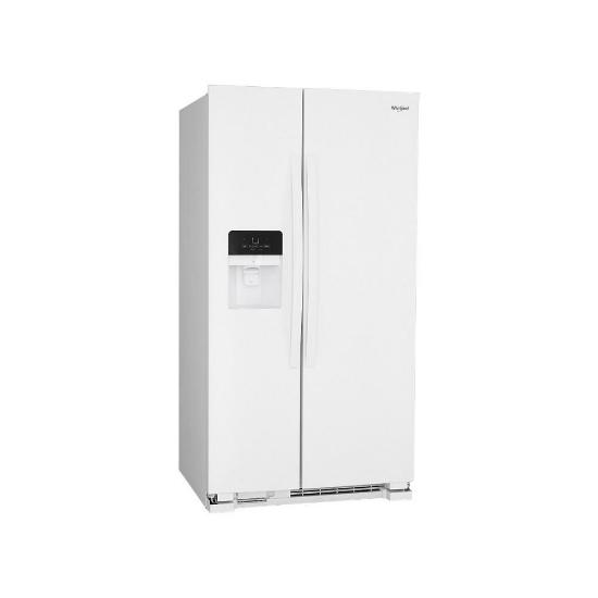 WHIRLPOOL 25.5 Cu Ft Side By Side Ref. with LED interior lighting ...