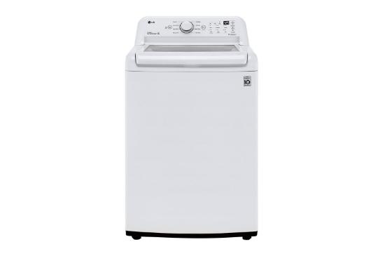 LG High Efficiency Washer with 4 way agitator WT7005CW | ABC Warehouse