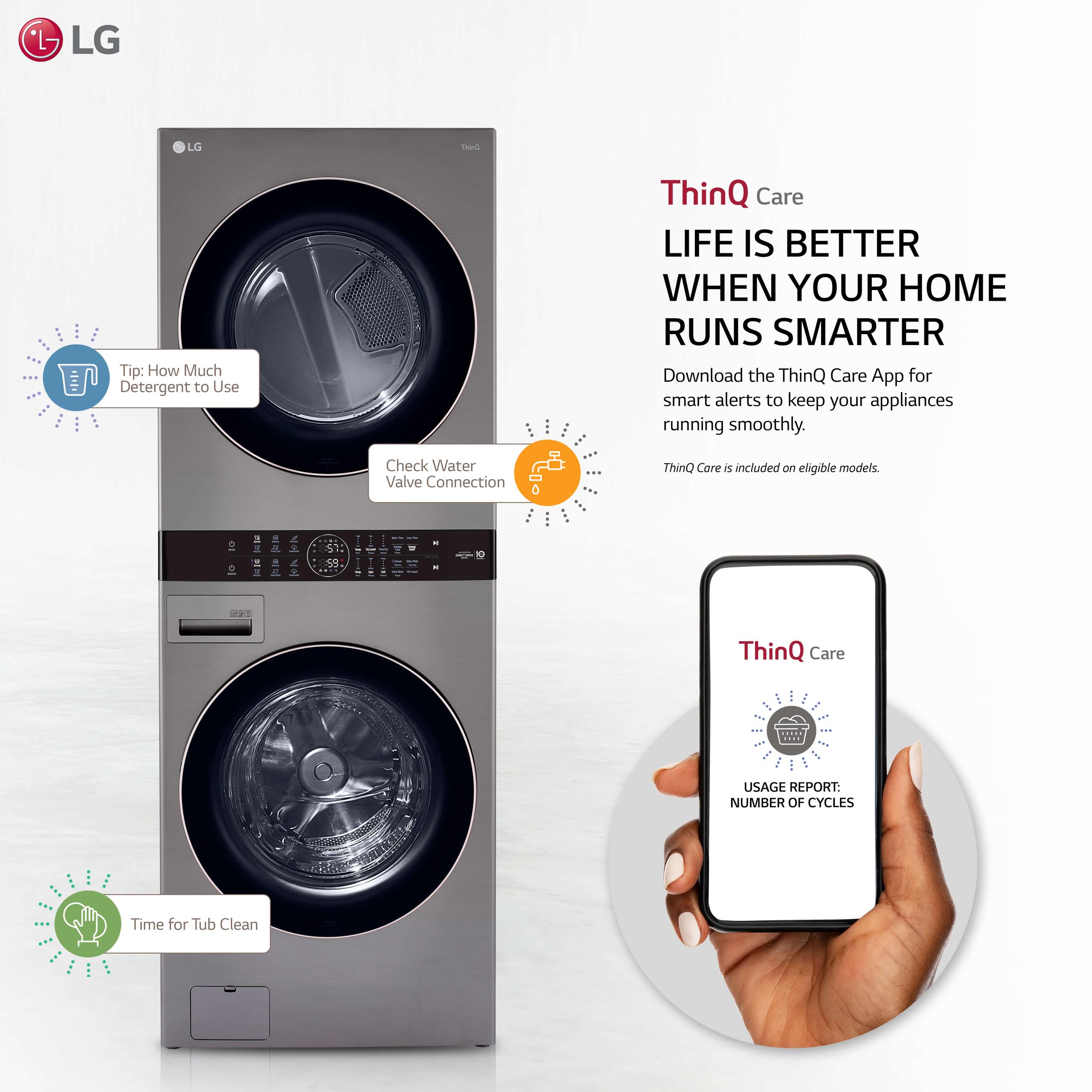 LG Washtower WKE100HVA | ABC Warehouse