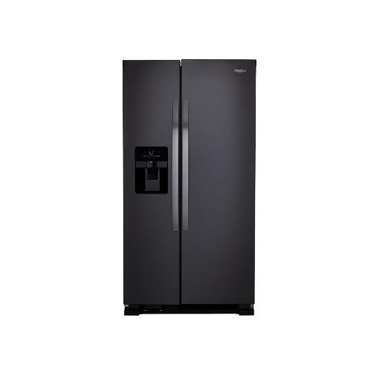 WHIRLPOOL 25.5 Cu Ft Side By Side Ref. with LED interior lighting ...