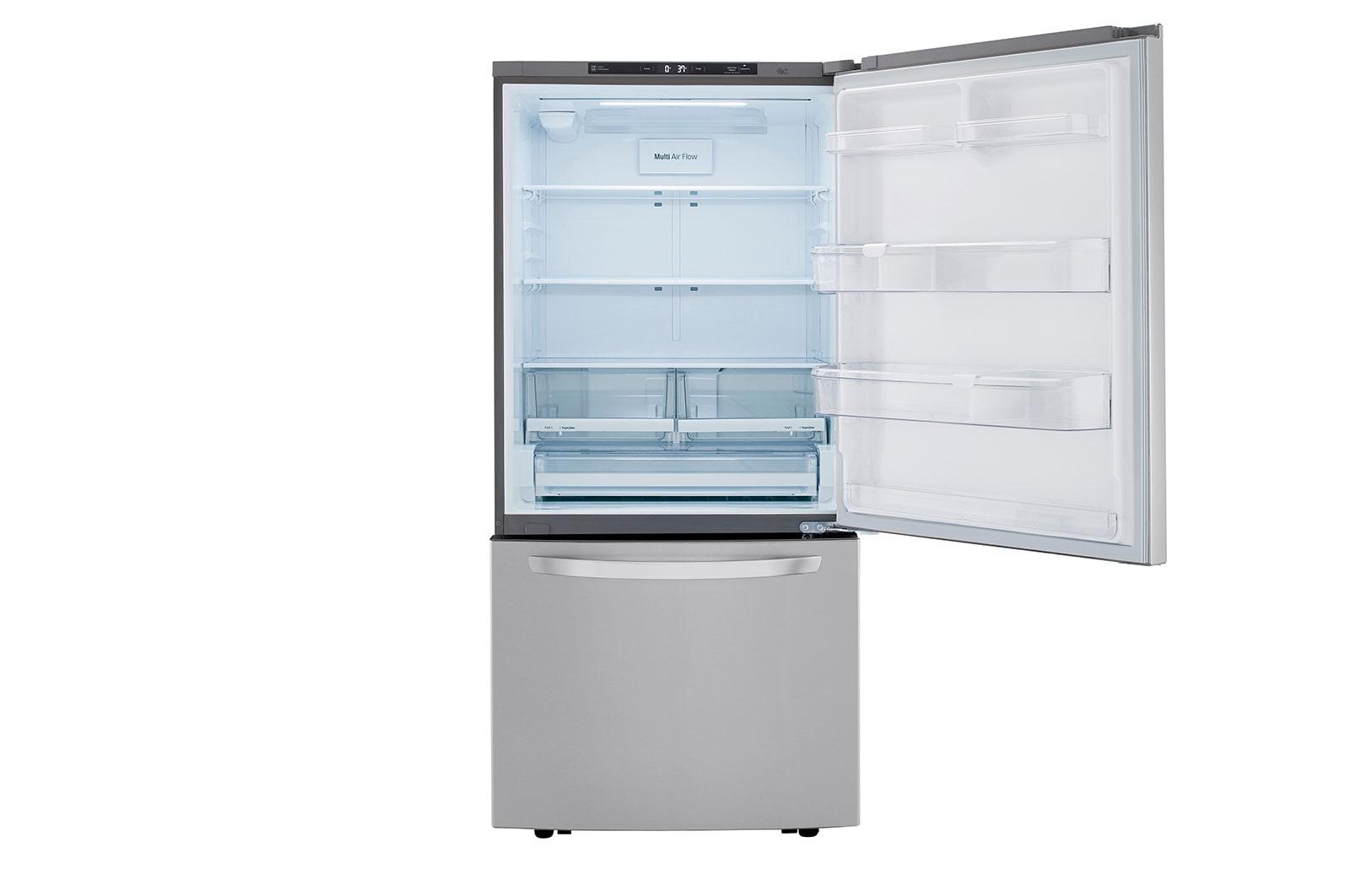 LG Bottom Freezer Refrigerator with Recessed LED lighting LRDCS2603S ...