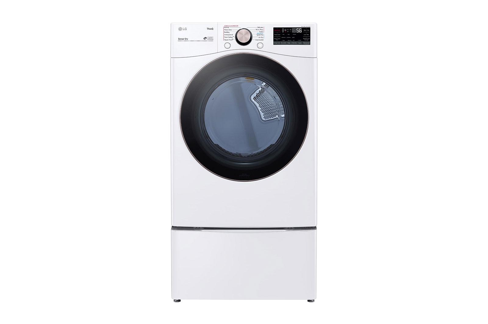 LG Front Load Electric Dryer with 7.4 cu ft capacity DLEX4000W | ABC ...