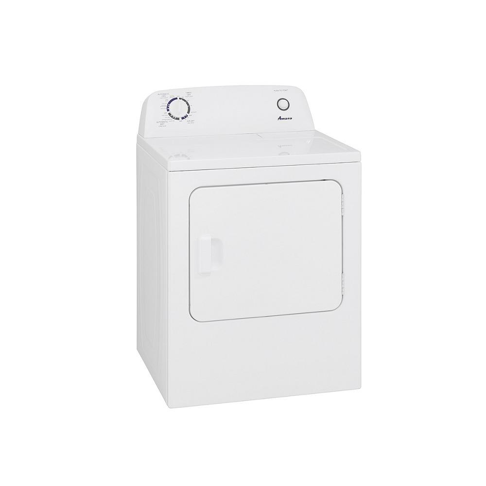 AMANA Electric Dryer with Wrinkle prevent option NED4655EW | ABC Warehouse