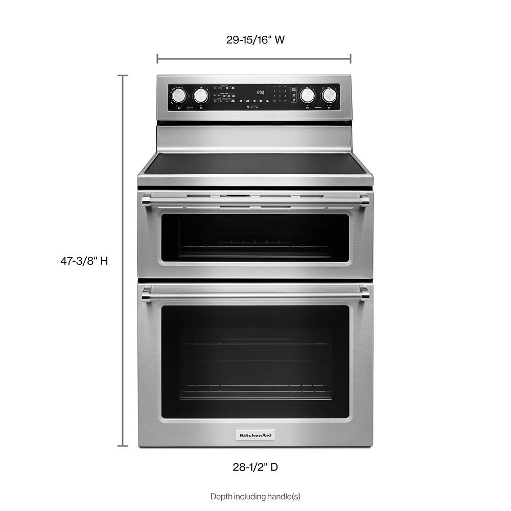 KITCHENAID Double Oven Range KFED500ESS | ABC Warehouse