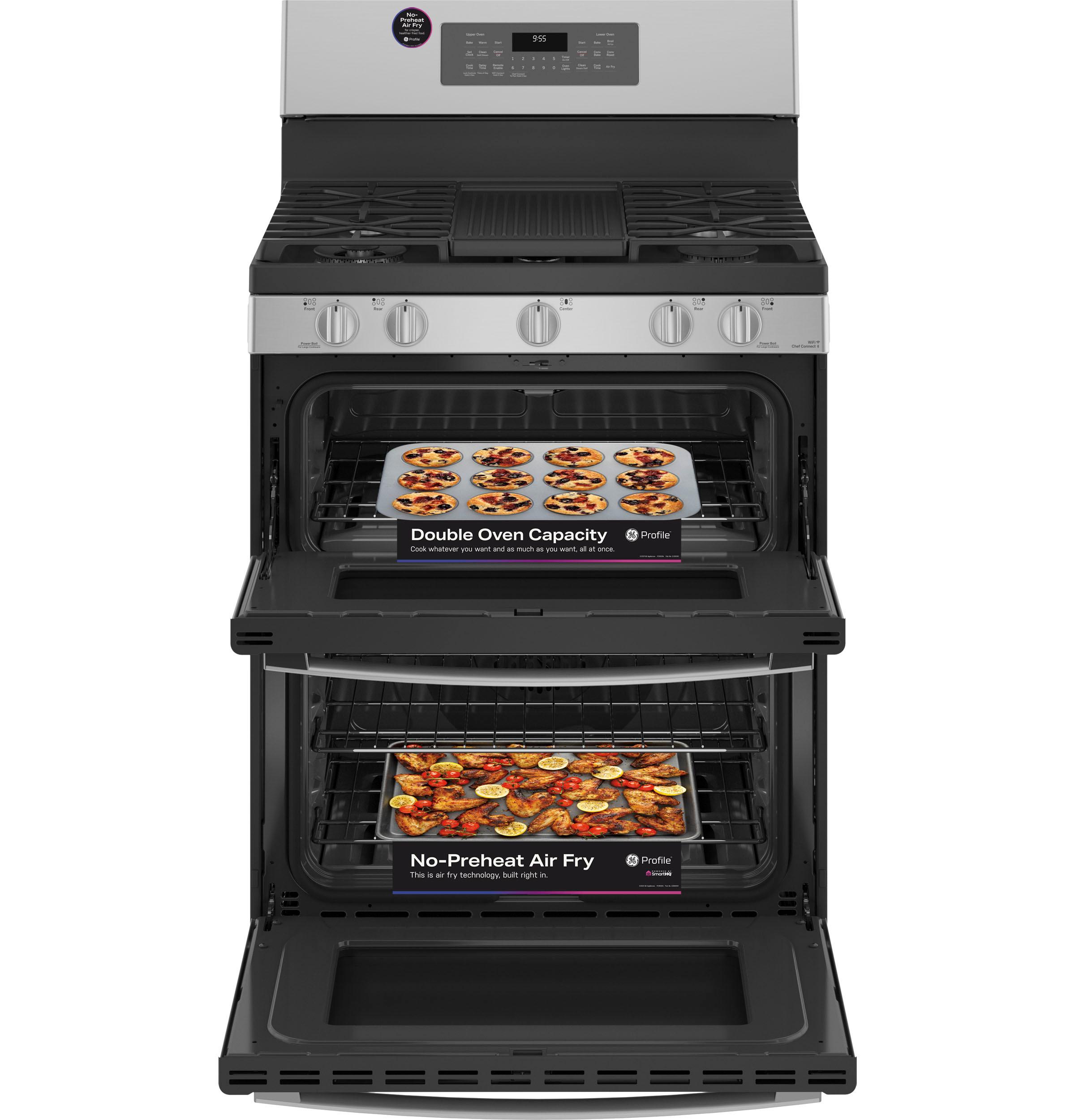 PROFILE 30" Gas Double Oven Range PGB965YPFS | ABC Warehouse