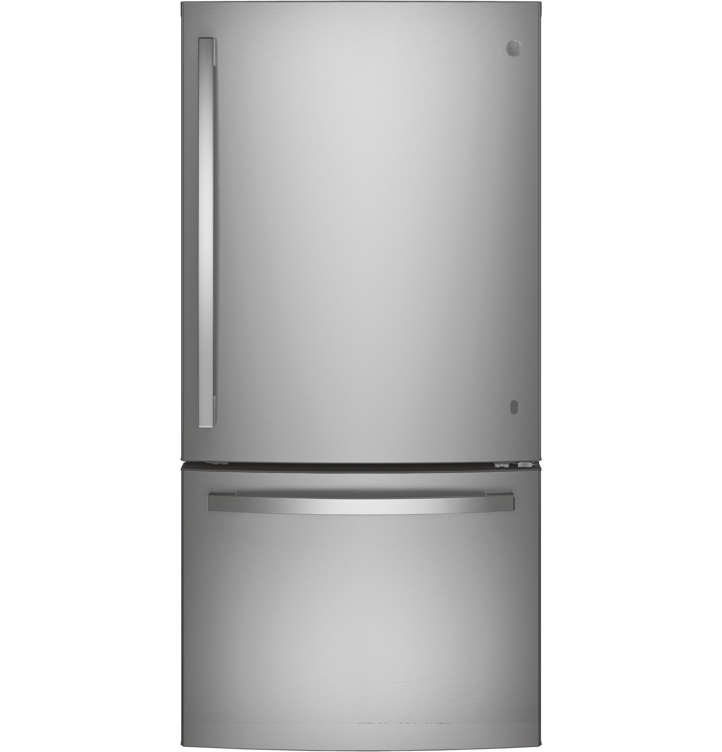 GENERAL ELECTRIC Bottom-freezer Refrigerator GDE25EYKFS | ABC Warehouse