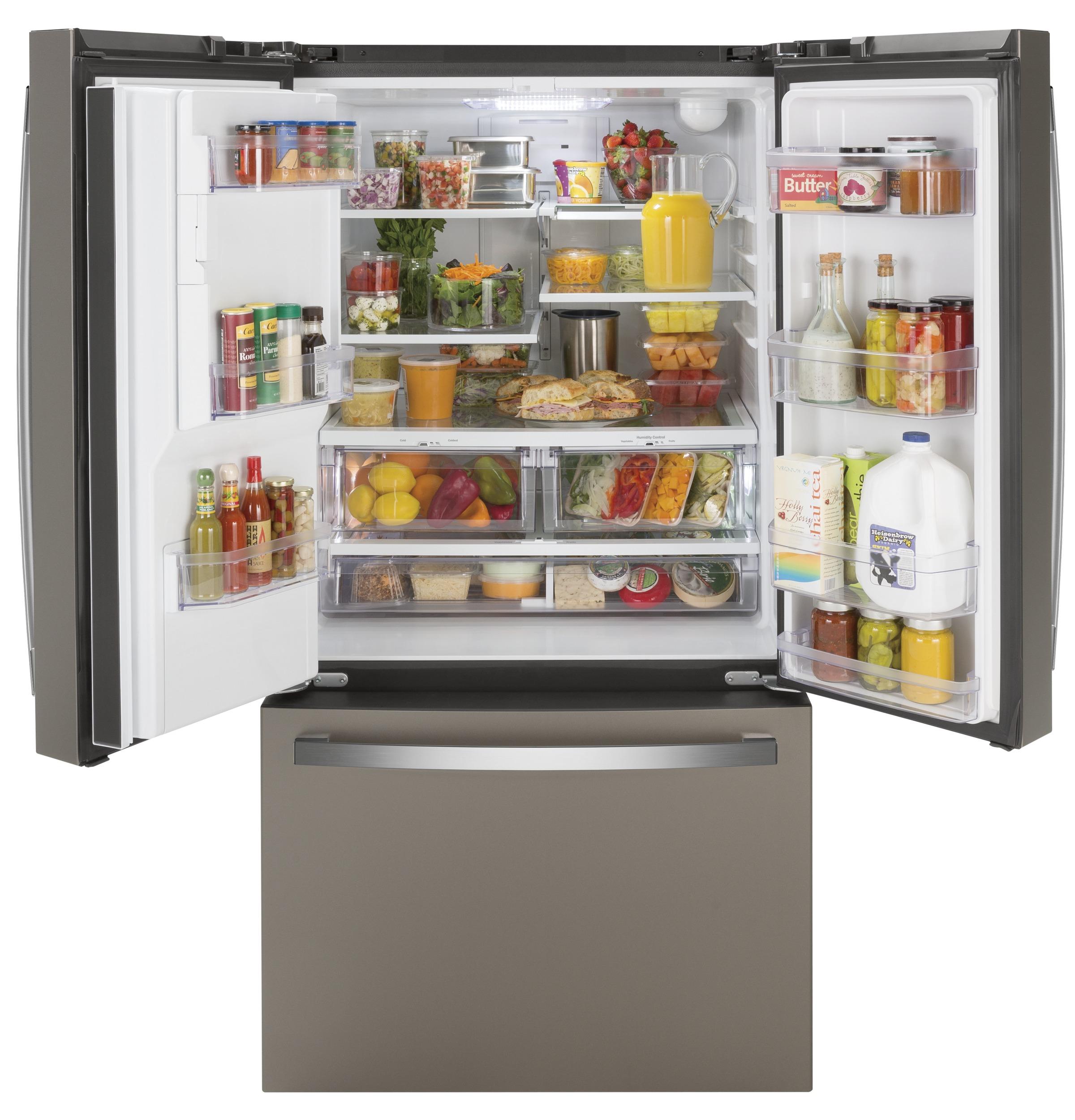 GENERAL ELECTRIC French Door Refrigerator with In-the-door ice maker ...
