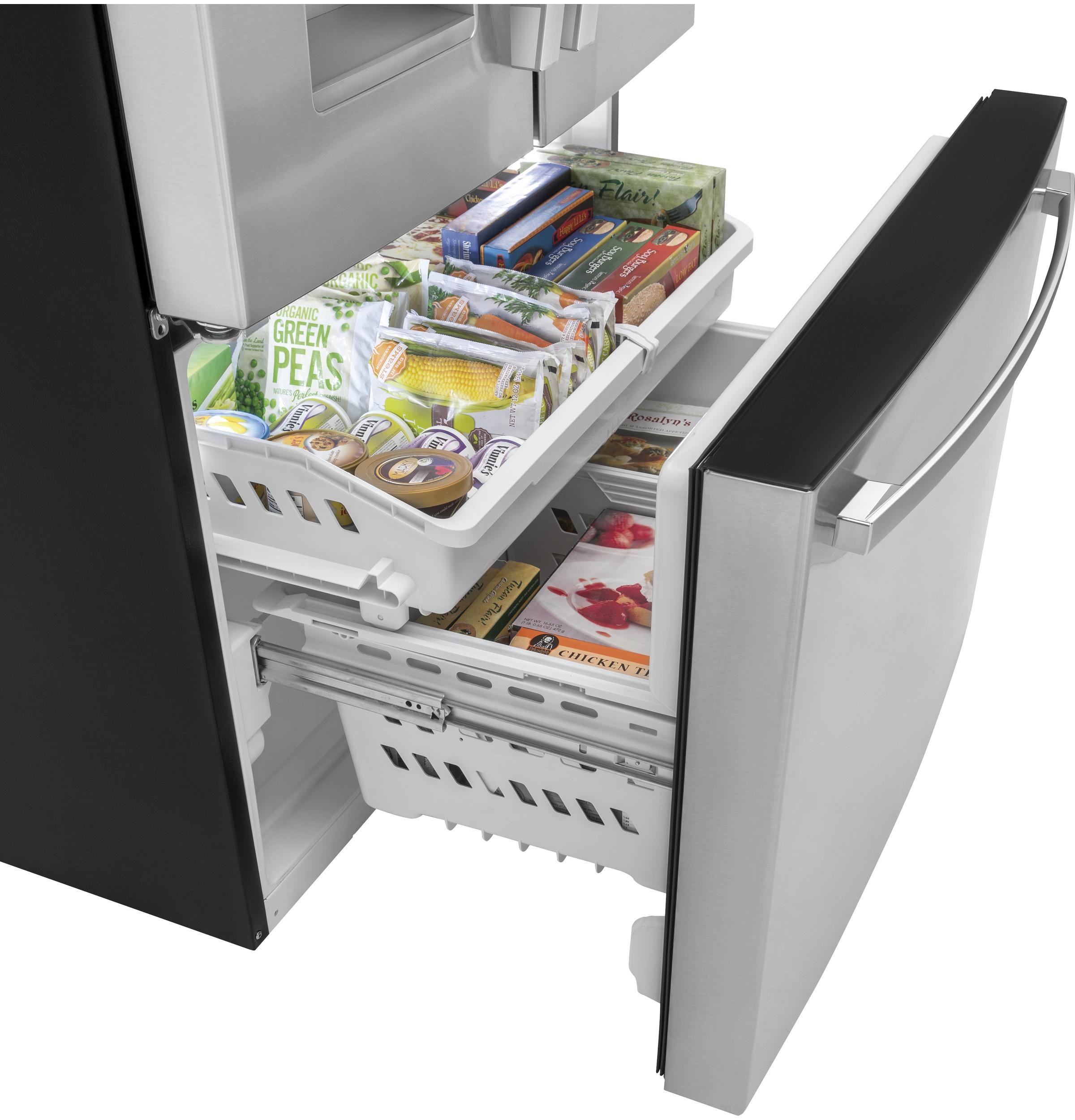 GENERAL ELECTRIC French Door Refrigerator with In-the-door ice maker ...