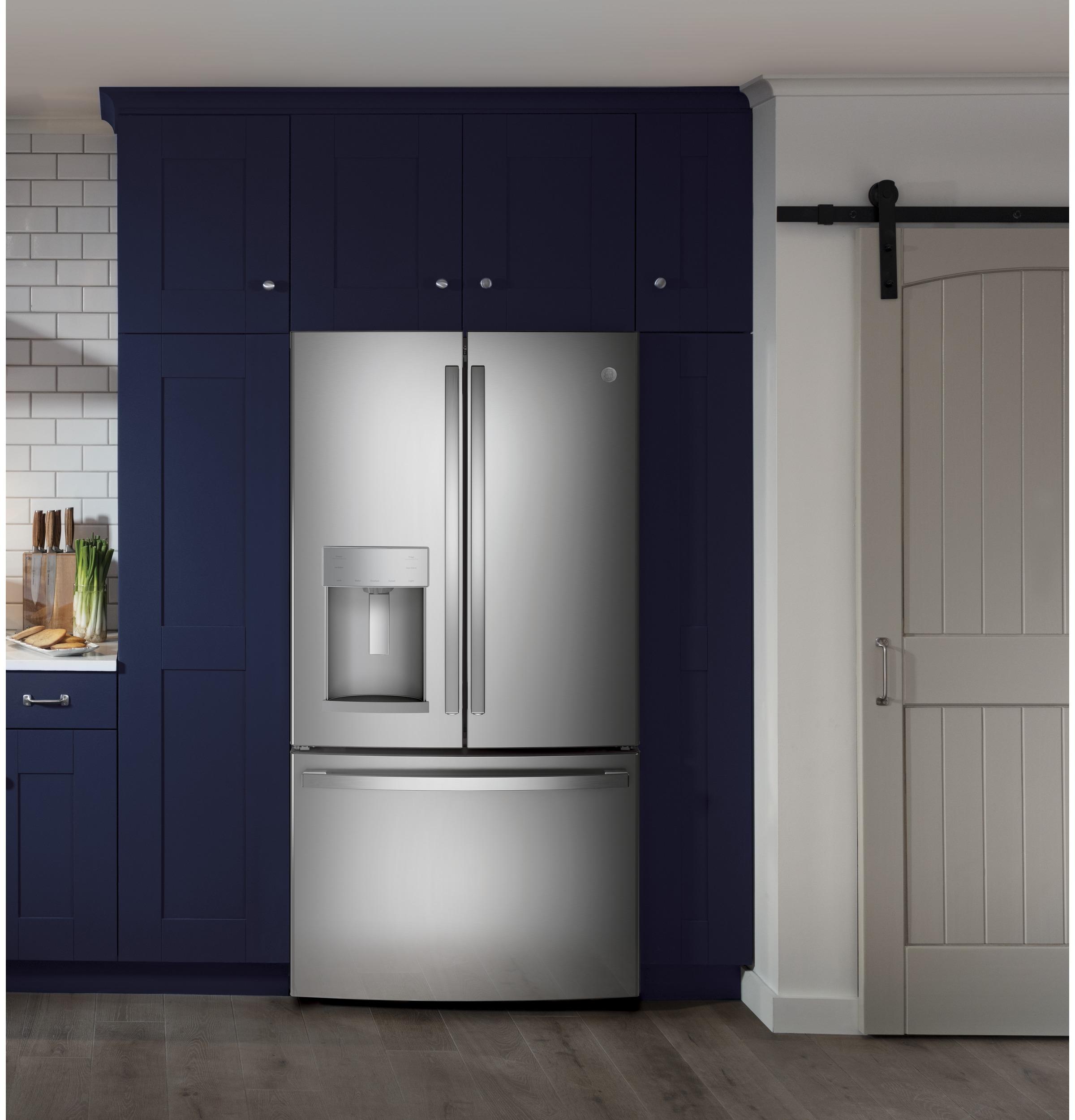 GENERAL ELECTRIC French Door Refrigerator with Showcase LED lighting ...