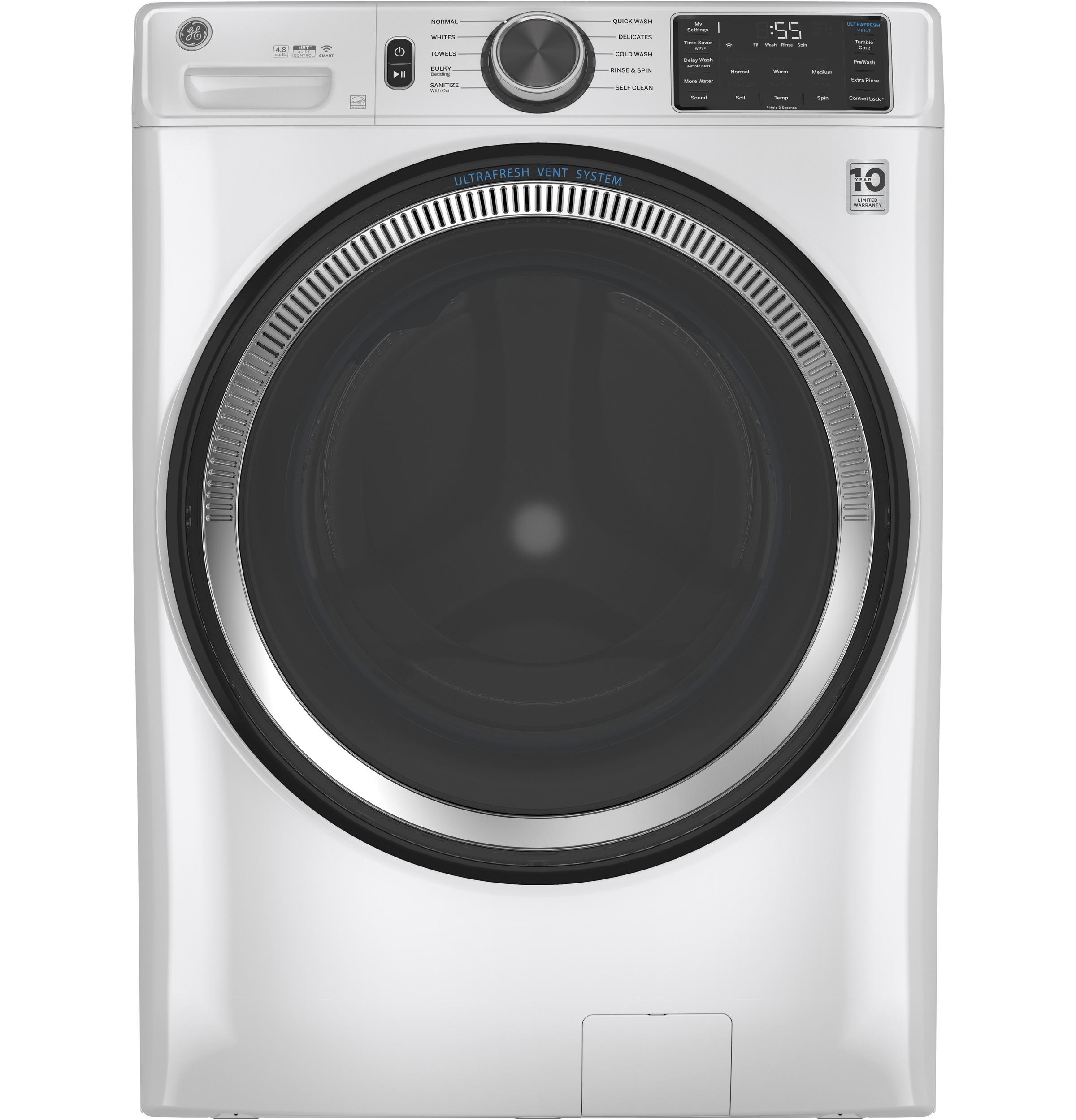 GENERAL ELECTRIC Front Load Washer with Ultrafrsh vent system ...