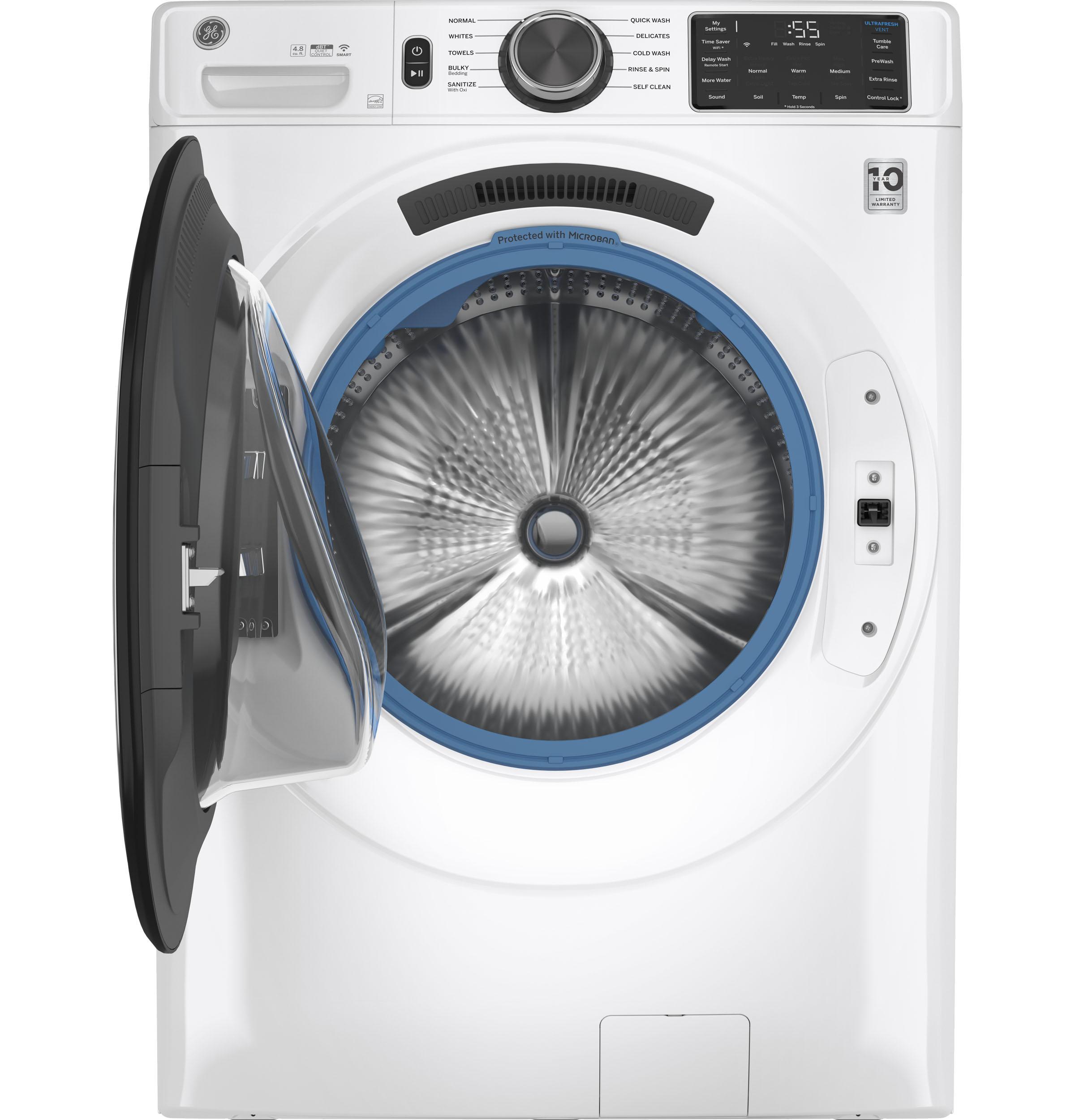 GENERAL ELECTRIC Front Load Washer with Ultrafrsh vent system ...