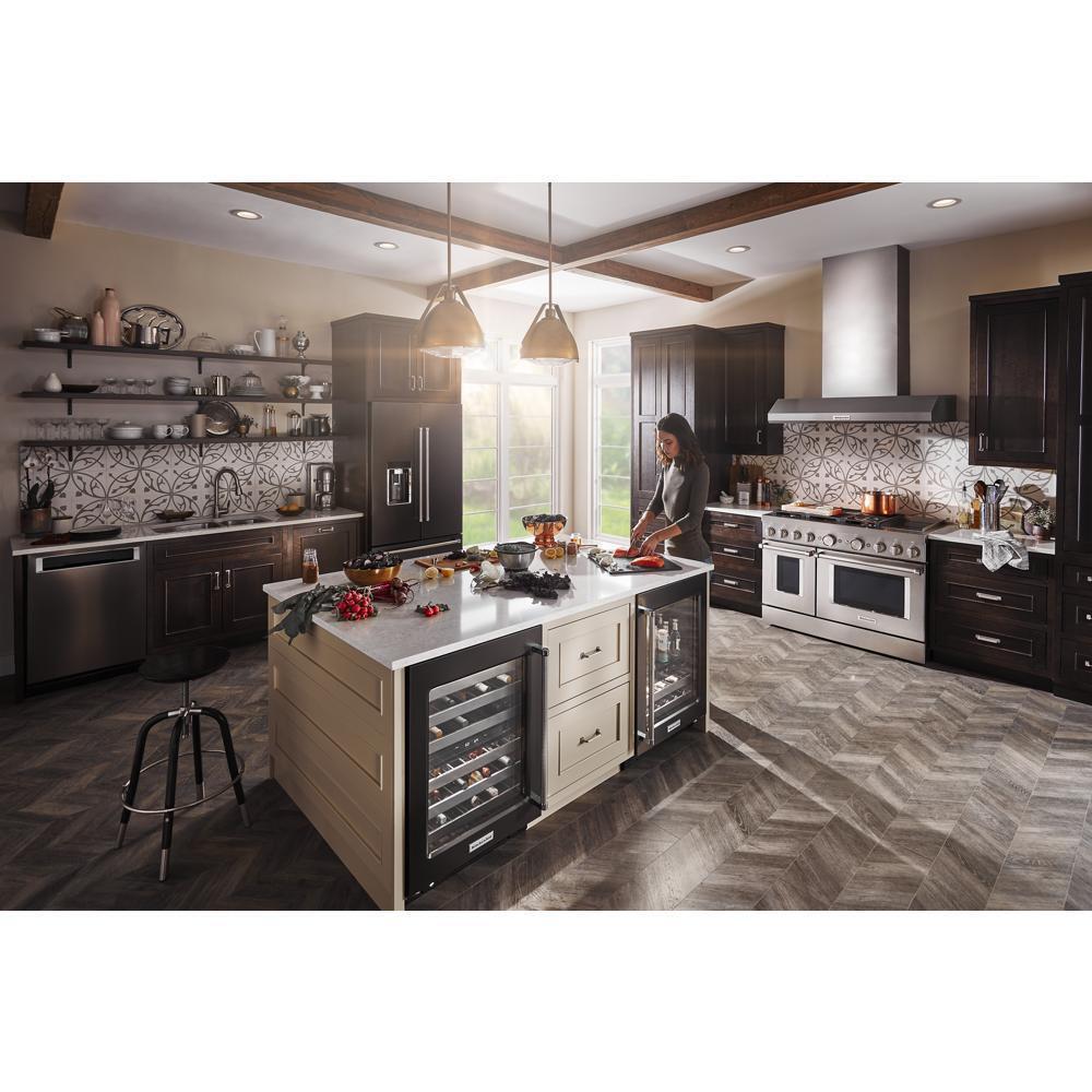 KITCHENAID 36" Counterdepth French Door with Platinum interior design ...