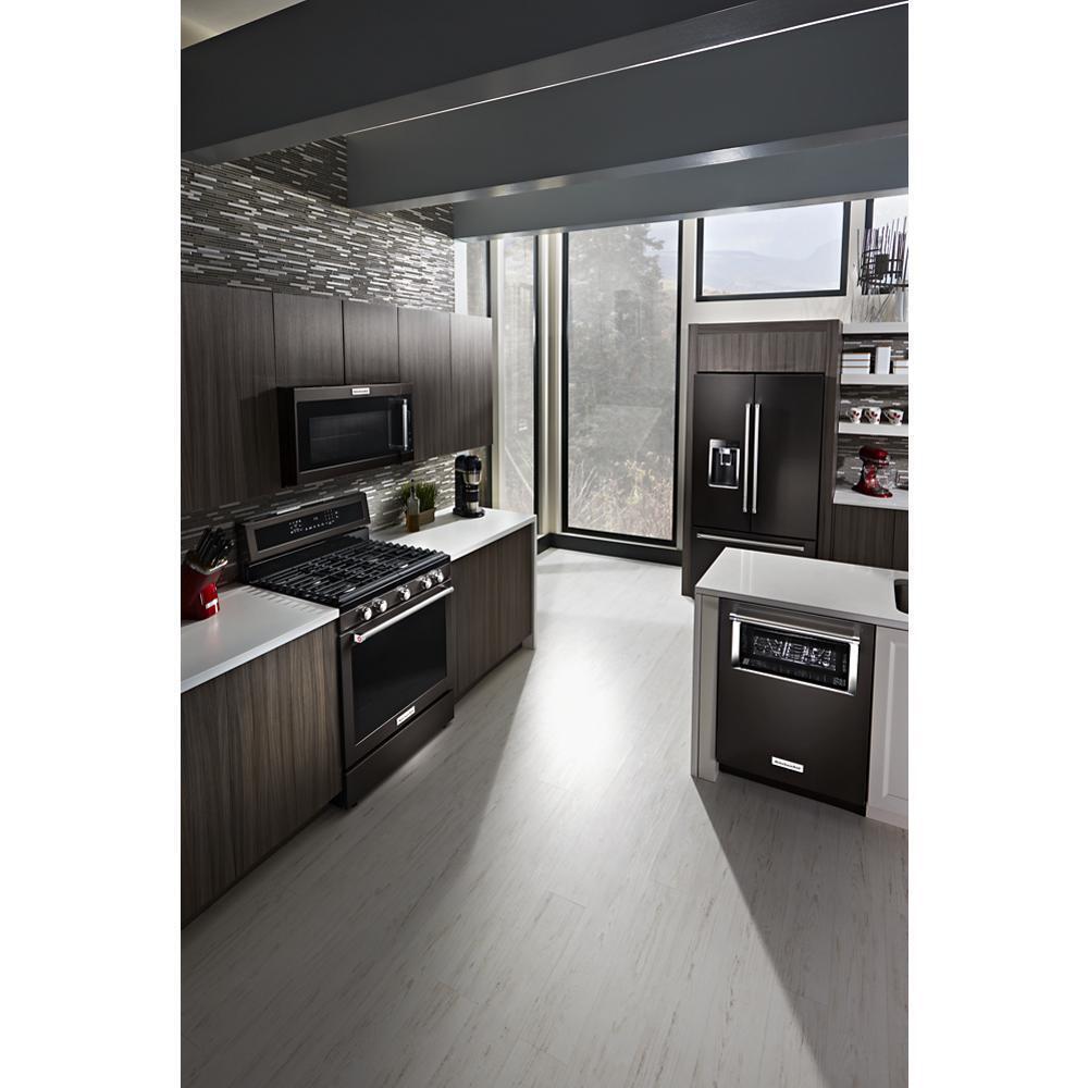 KITCHENAID 36" Counterdepth French Door with Platinum interior design ...