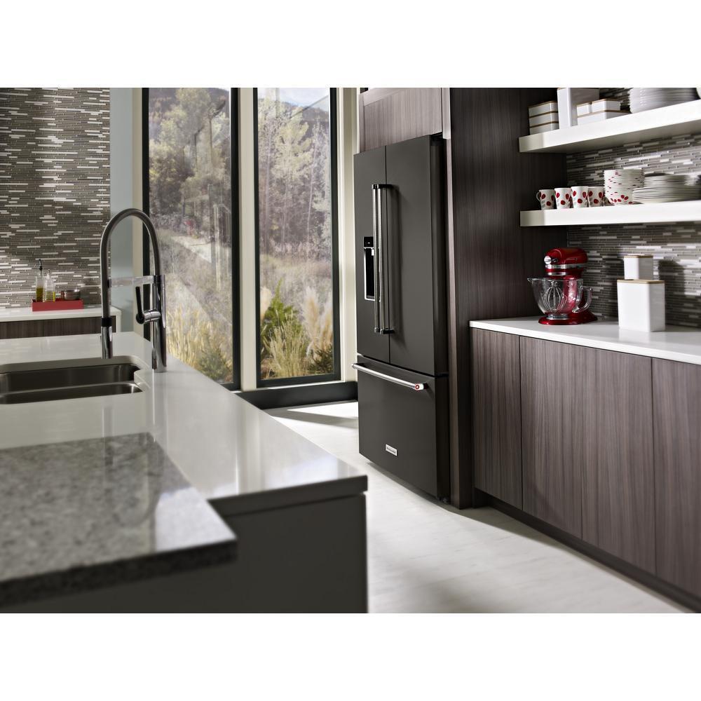 KITCHENAID 36" Counterdepth French Door with Platinum interior design ...