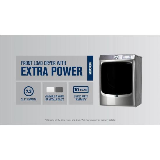 MAYTAG Energy Star Electric Dryer with Extra power button MED5630HW ...