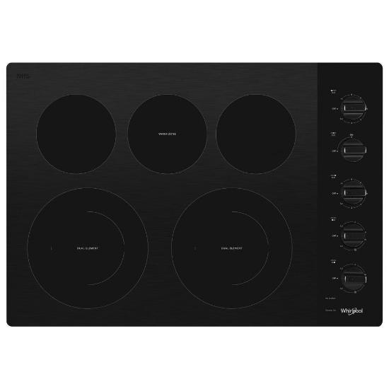 WHIRLPOOL 30" Electric Cooktop WCE77US0HB | ABC Warehouse