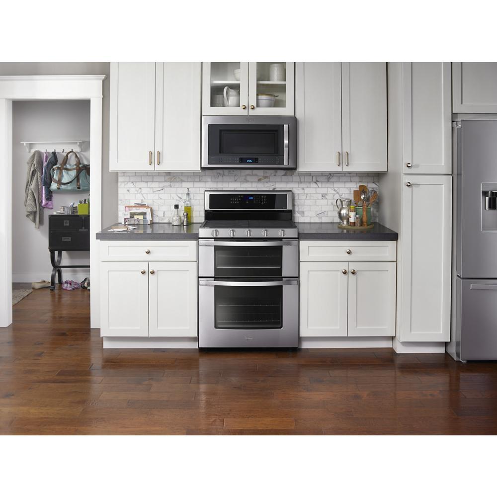 WHIRLPOOL Gas Double Oven Range with Frozen bake technology