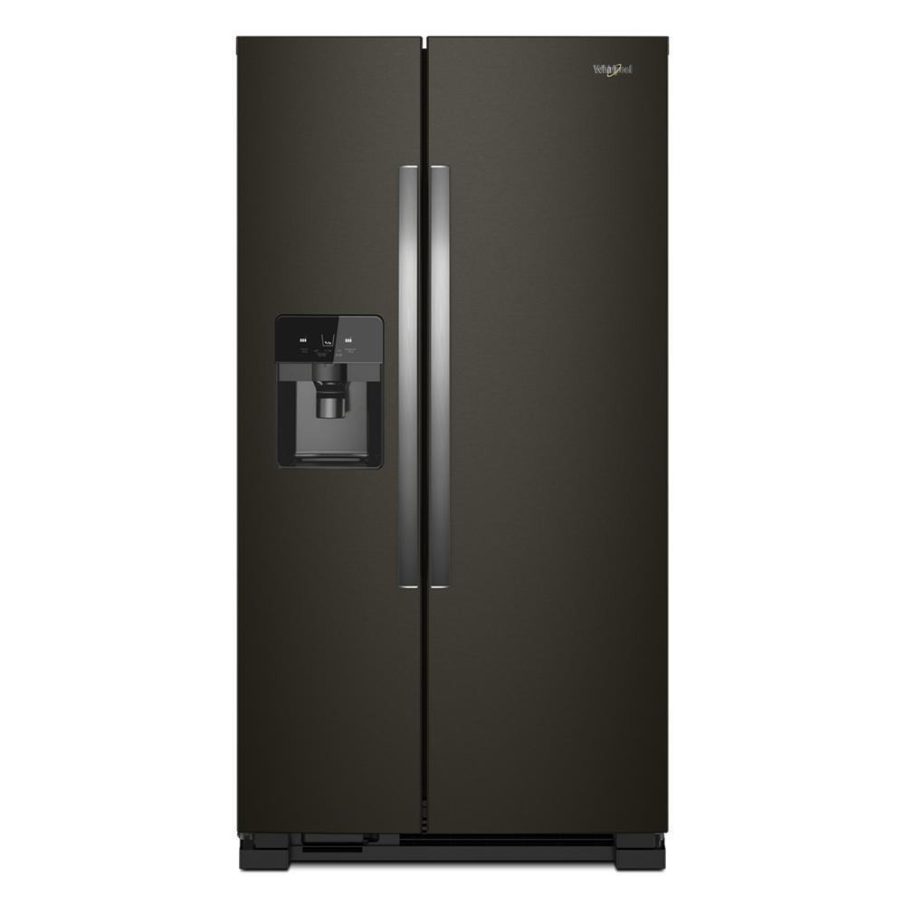 WHIRLPOOL 25.5 Cu Ft Side By Side Ref. with LED interior lighting ...
