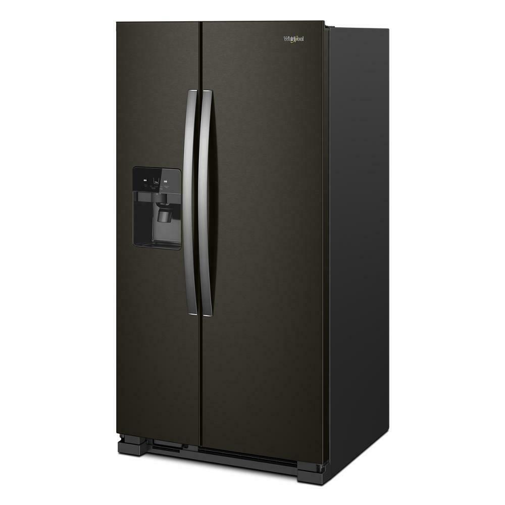 WHIRLPOOL 25.5 Cu Ft Side By Side Ref. with LED interior lighting ...