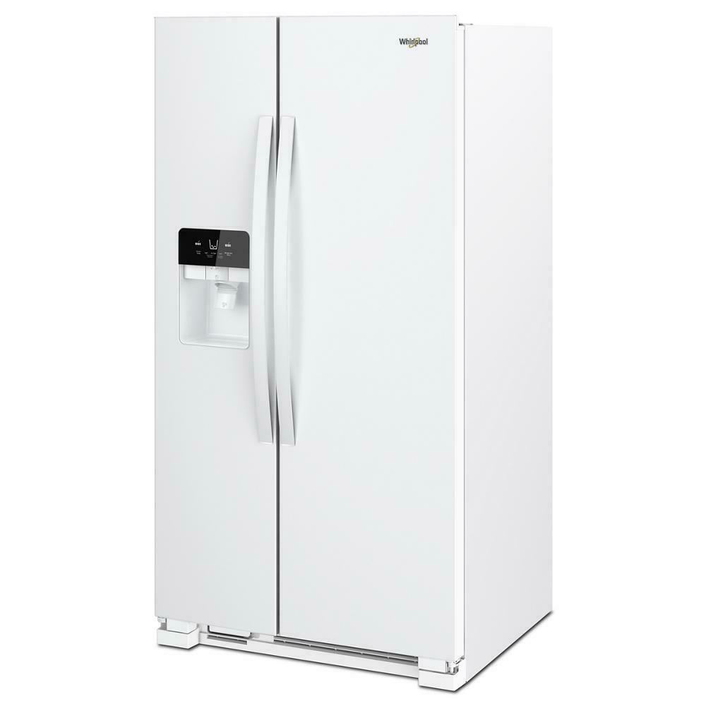 WHIRLPOOL 25.5 Cu Ft Side By Side Ref. with LED interior lighting ...