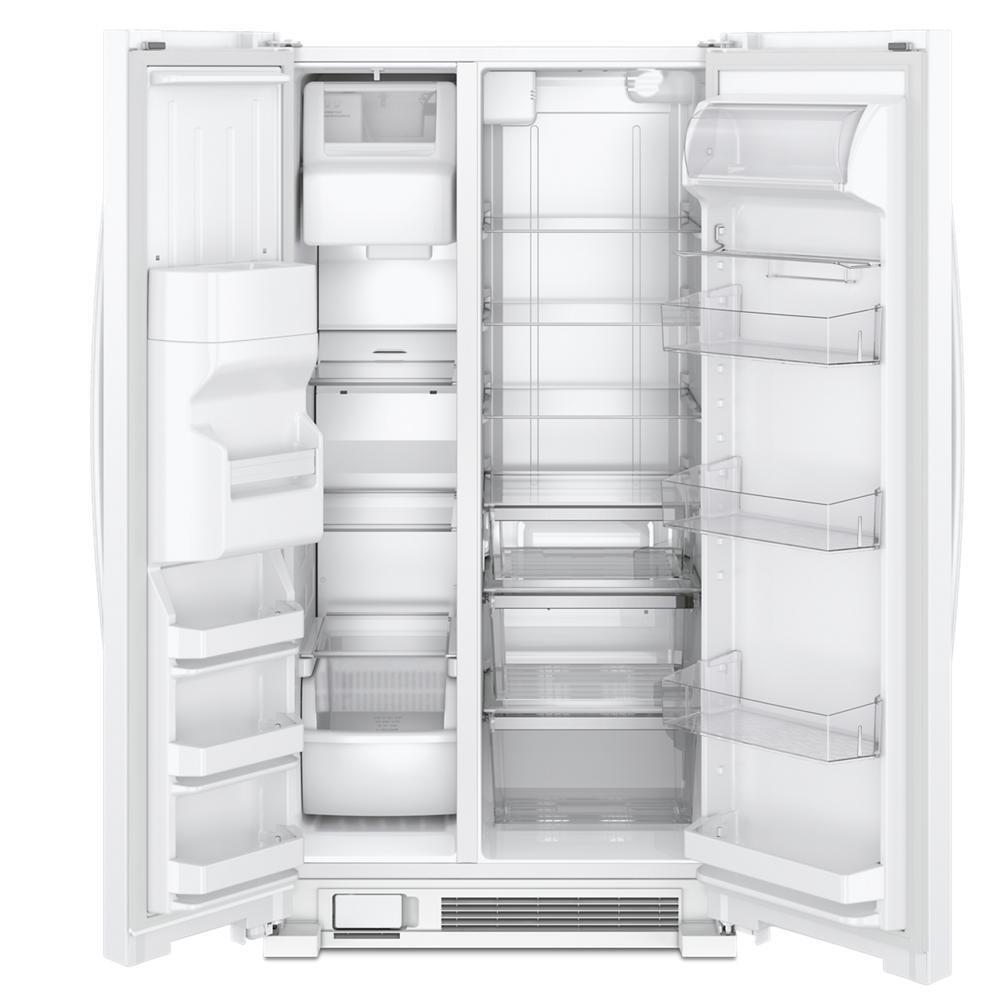 WHIRLPOOL 21 Cu Ft Side By Side Ref. with LED interior lighting ...