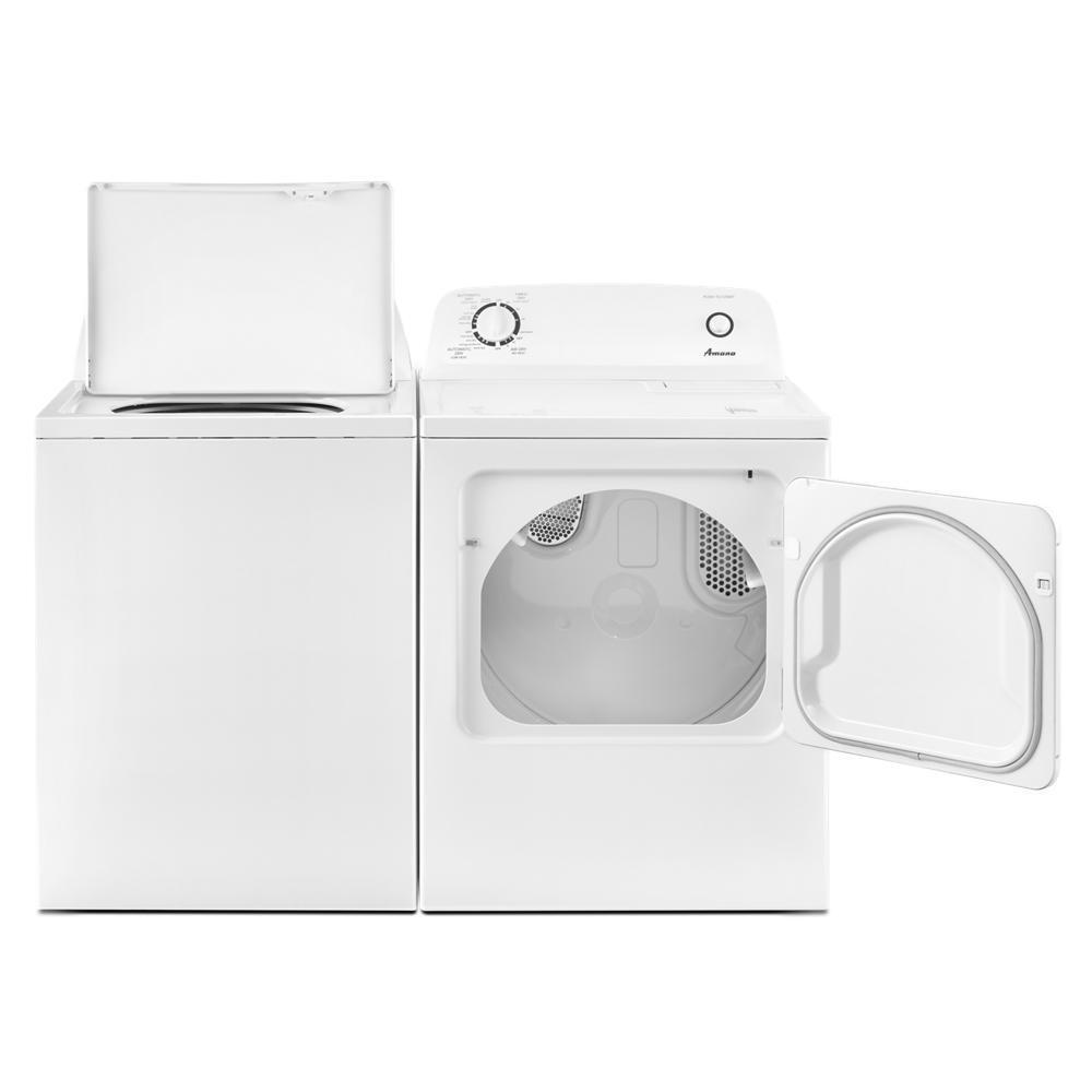 AMANA Electric Dryer with Wrinkle prevent option NED4655EW | ABC Warehouse