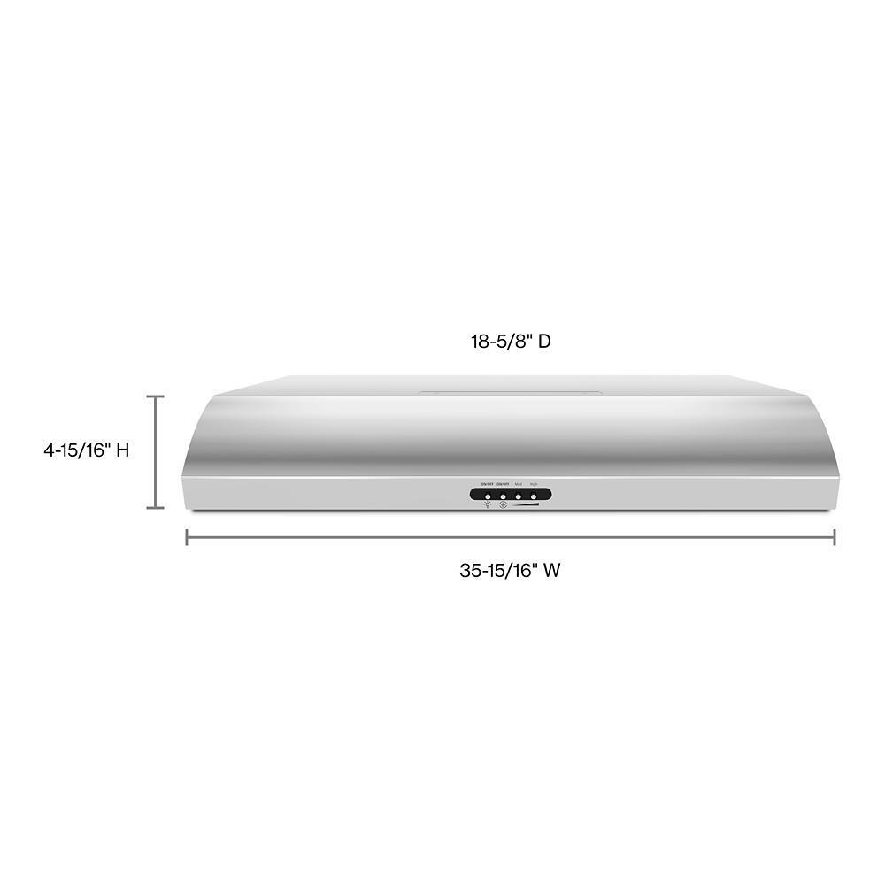 WHIRLPOOL 36" Range Hood UXT5236BDS | ABC Warehouse