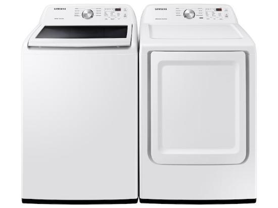 SAMSUNG Gas Dryer with 7.2 cu ft capacity DVG45T3200W | ABC
