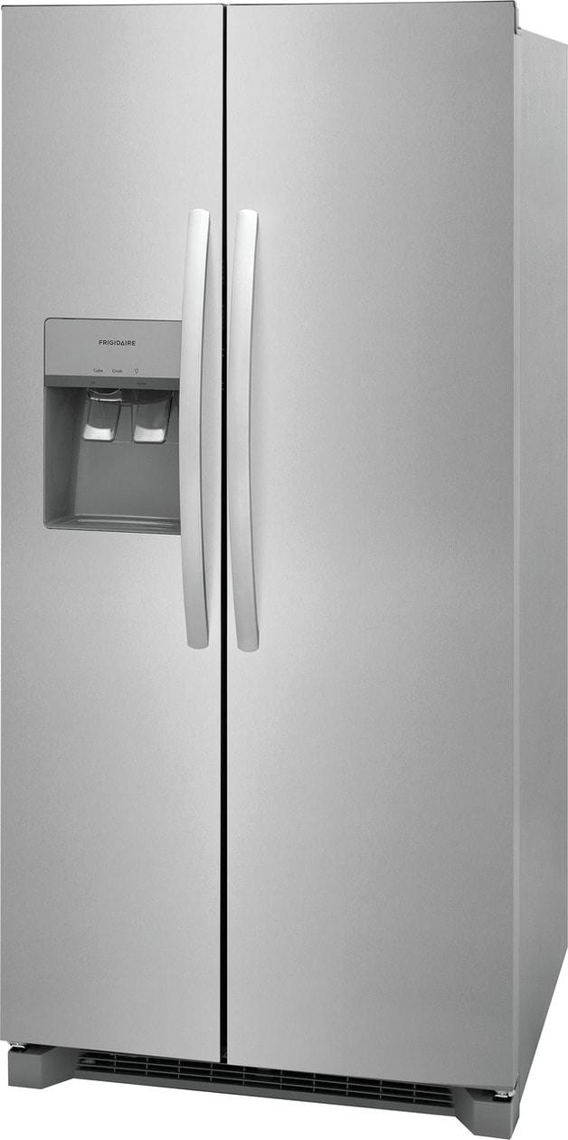 FRIGIDAIRE 22 cu ft SxS Dispenser Refrigerator FRSS2323AS | ABC Warehouse