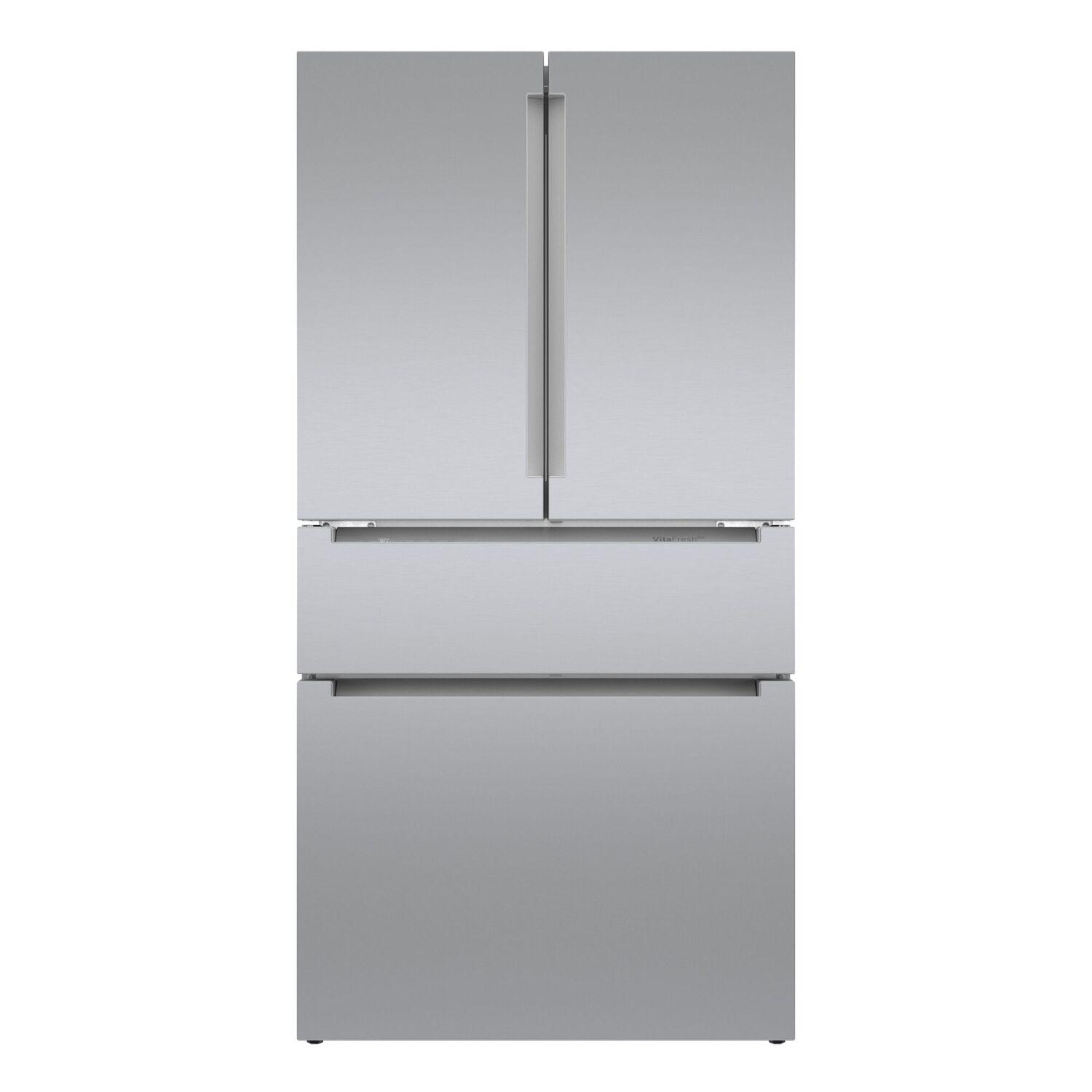 BOSCH 4 DR French Door Refrigerator with True counter-depth design ...