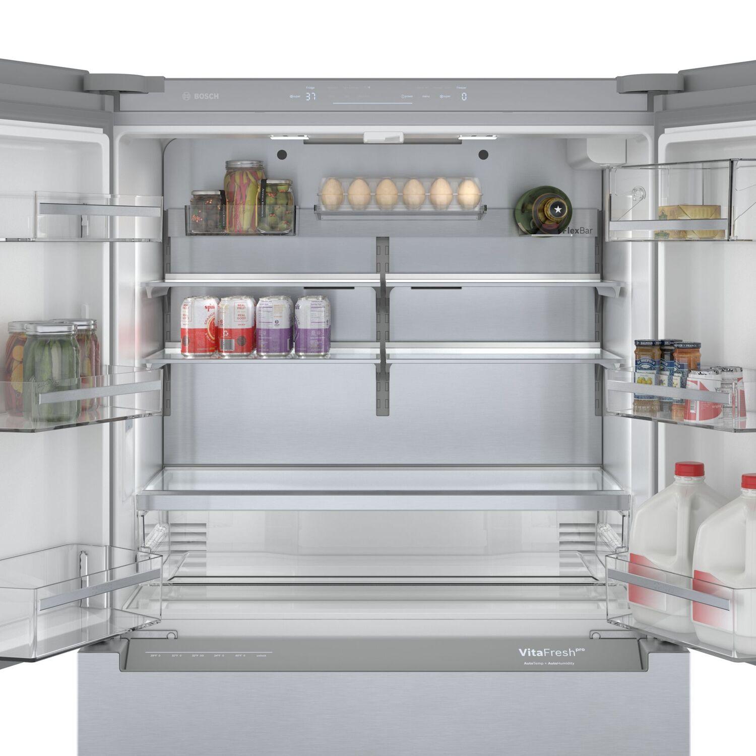 BOSCH 4 DR French Door Refrigerator with True counter-depth design ...