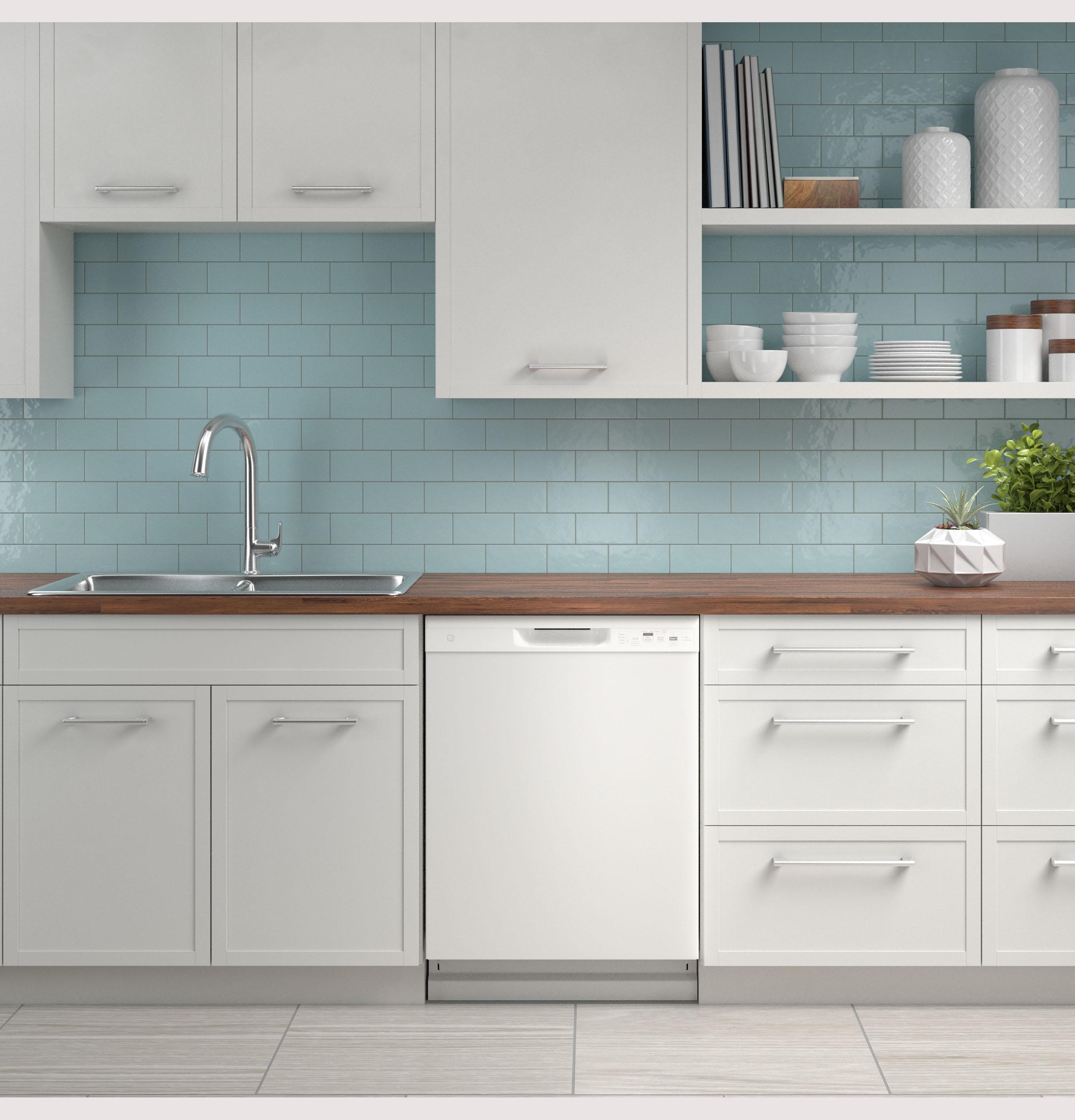 GENERAL ELECTRIC Built In Dishwasher with Steam sanitize wash ...