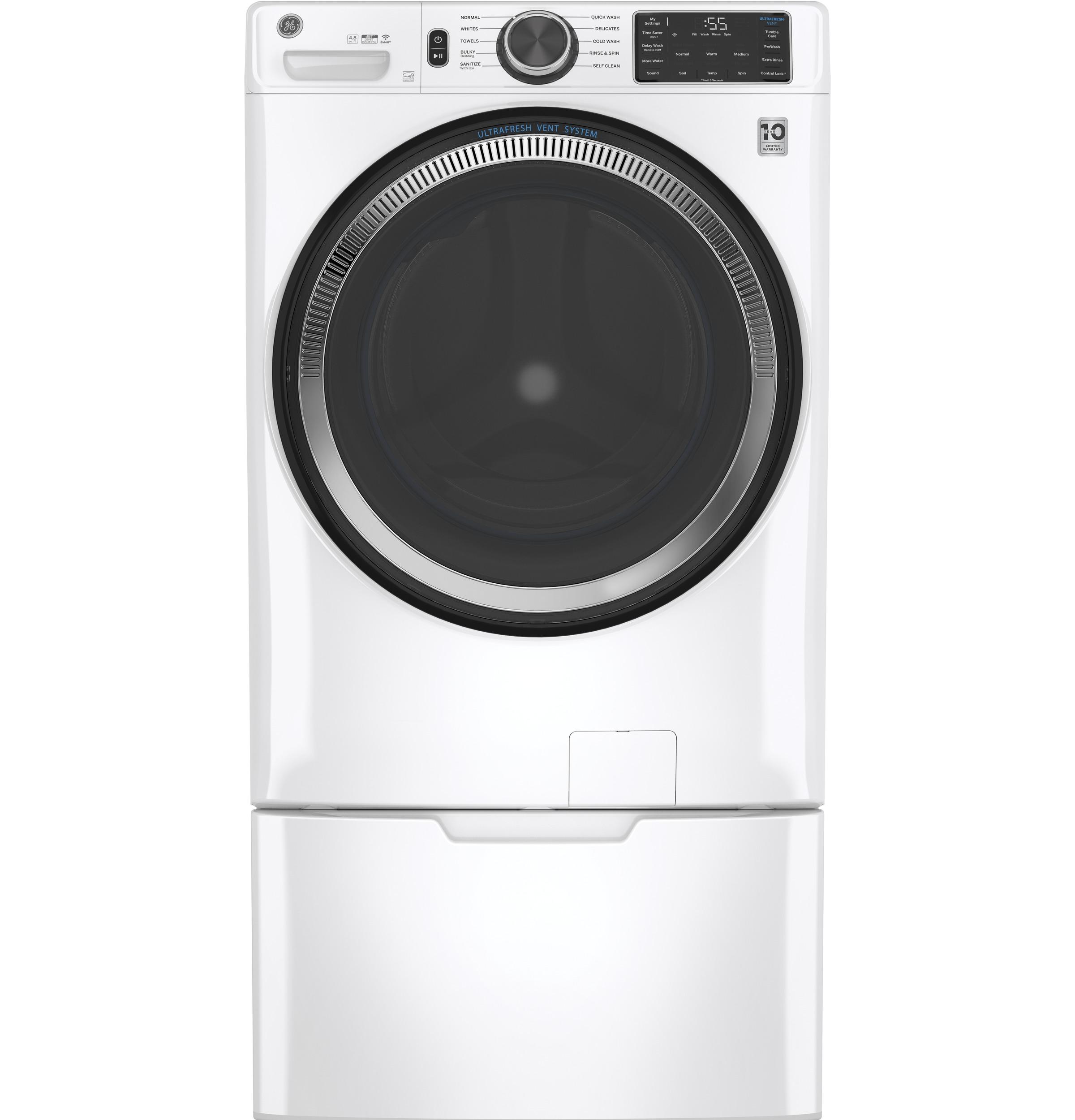 GENERAL ELECTRIC Front Load Washer with Ultrafrsh vent system ...