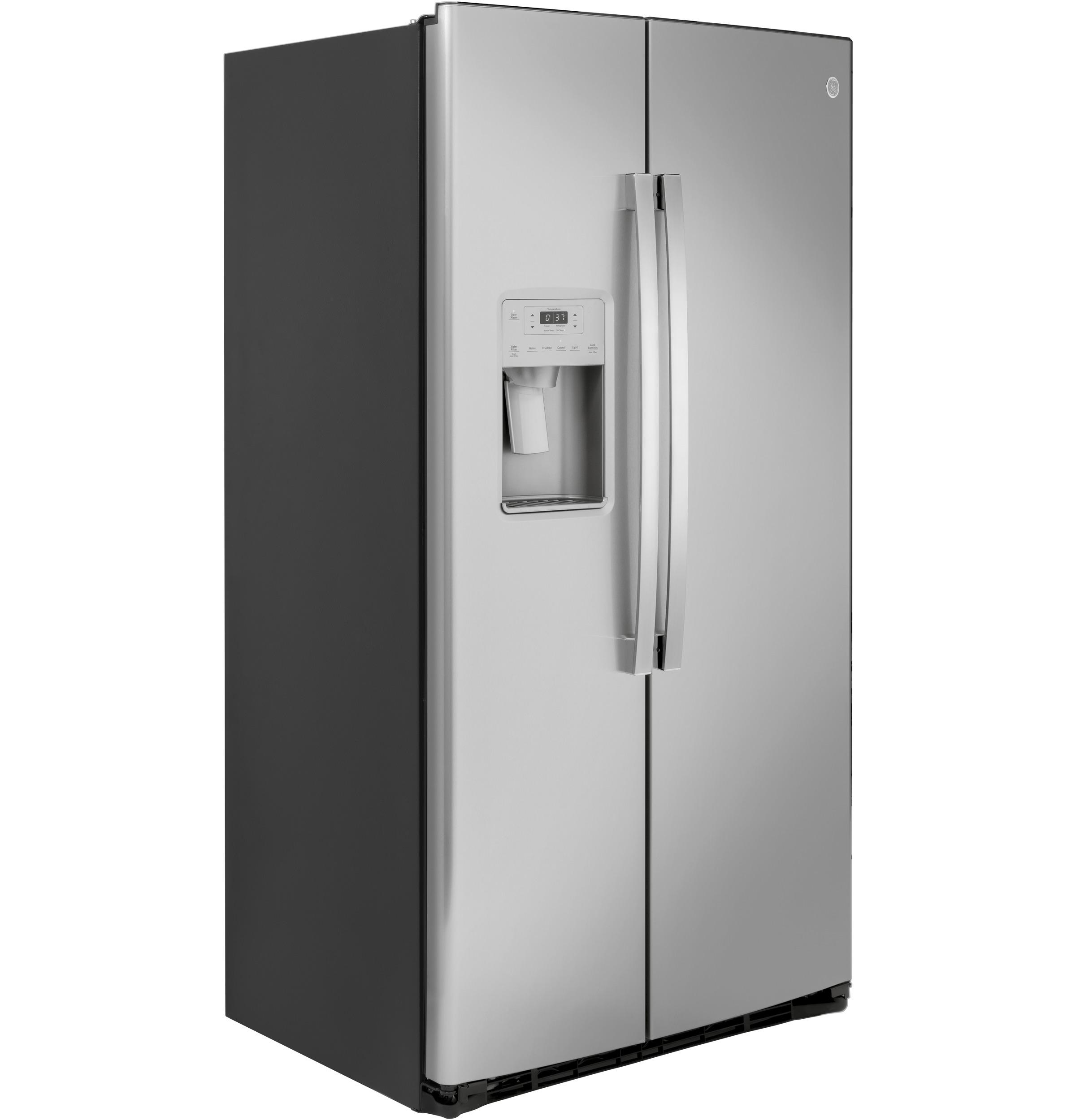 GENERAL ELECTRIC 21.8 Cu Ft Side By Side with Counterdepth convenience ...