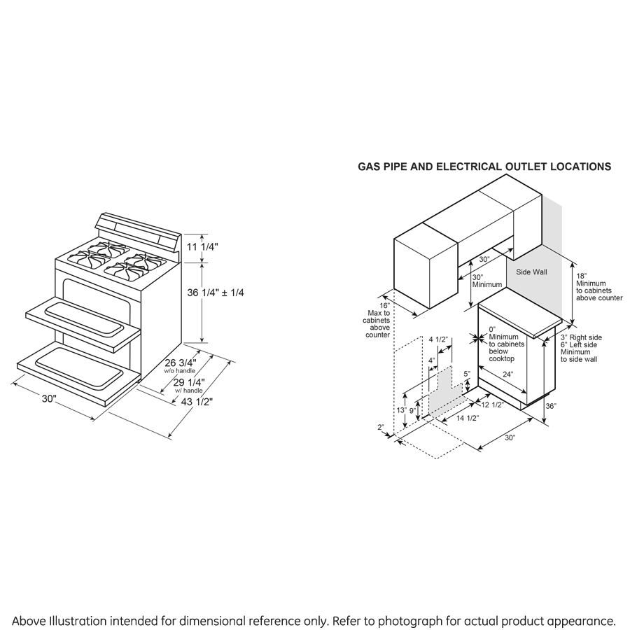 GENERAL ELECTRIC Gas Range JGBS86SPSS | ABC Warehouse